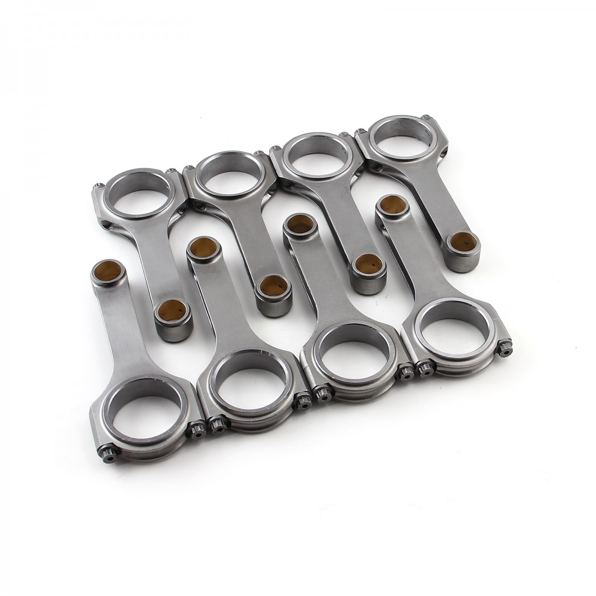 Chevy BBC 454 H Beam 6.535" 2.200" .990" Bush 4340 Connecting Rods ...
