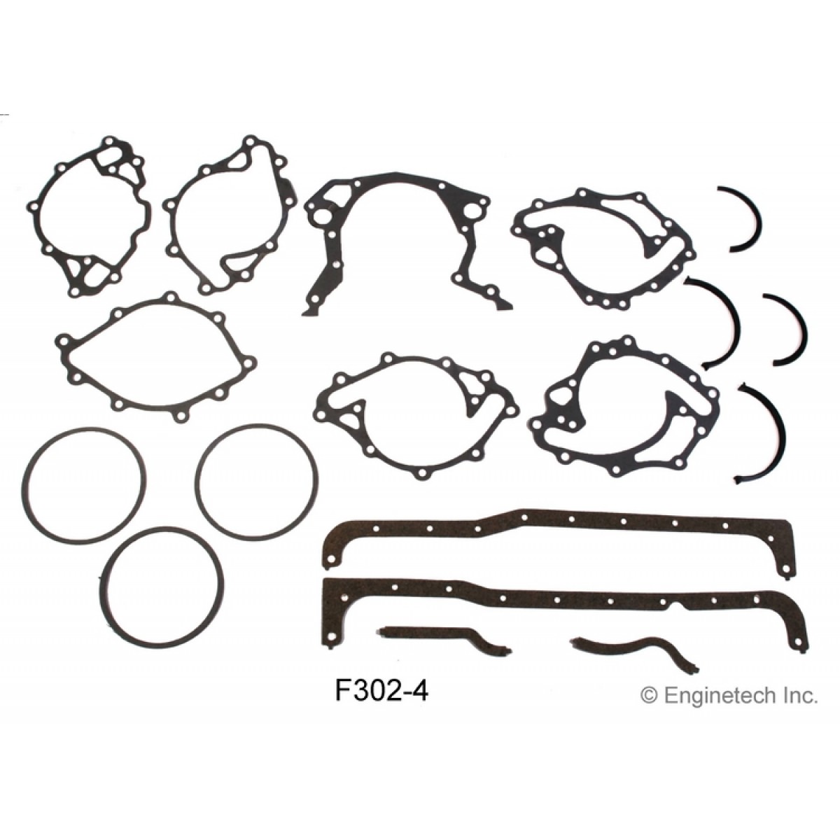 EngineTech - F302-4 Rebuilders Gasket Set